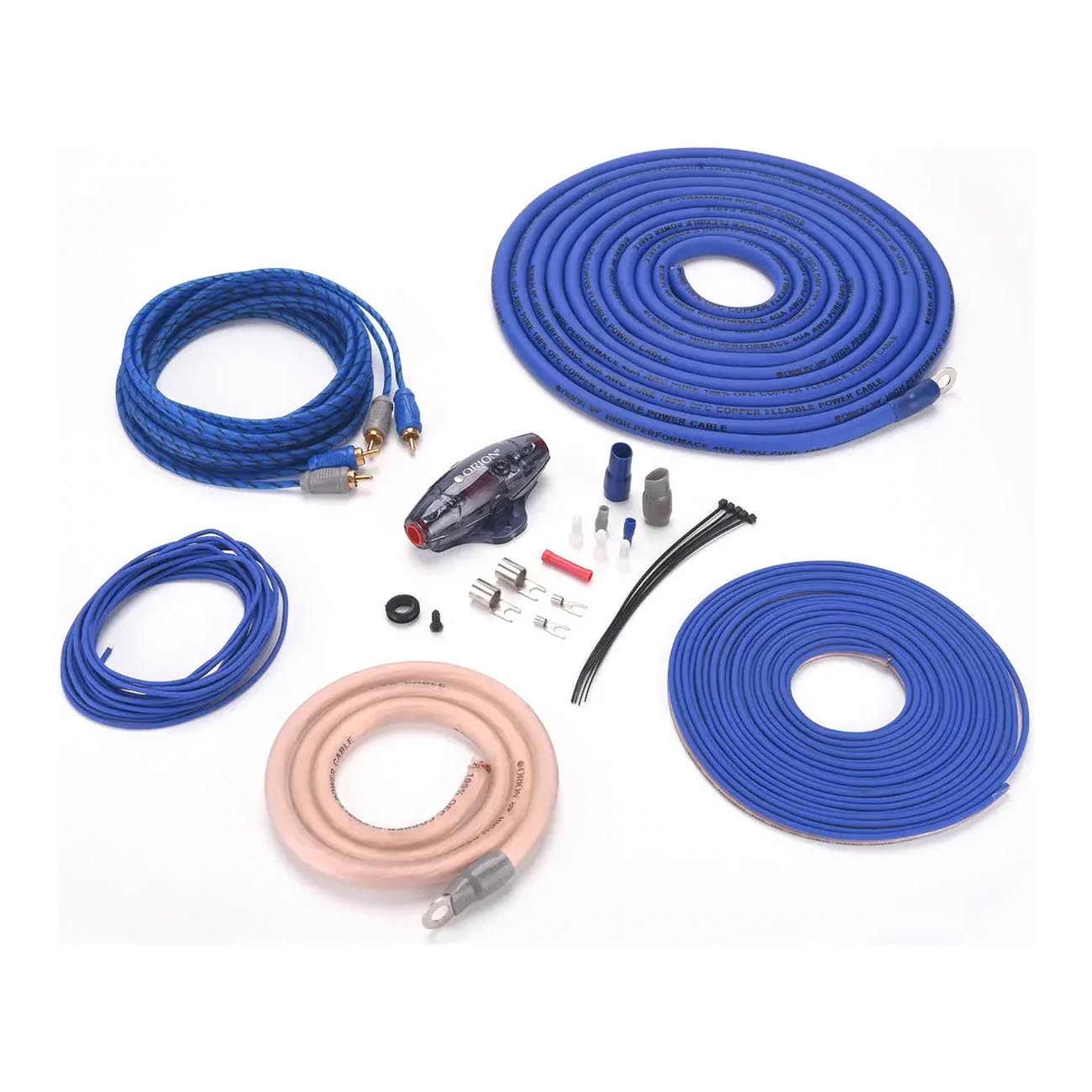 COPPERKIT4 - Orion XTR 4 Gauge Amplifier Wiring Kit 100% OFC Copper ...